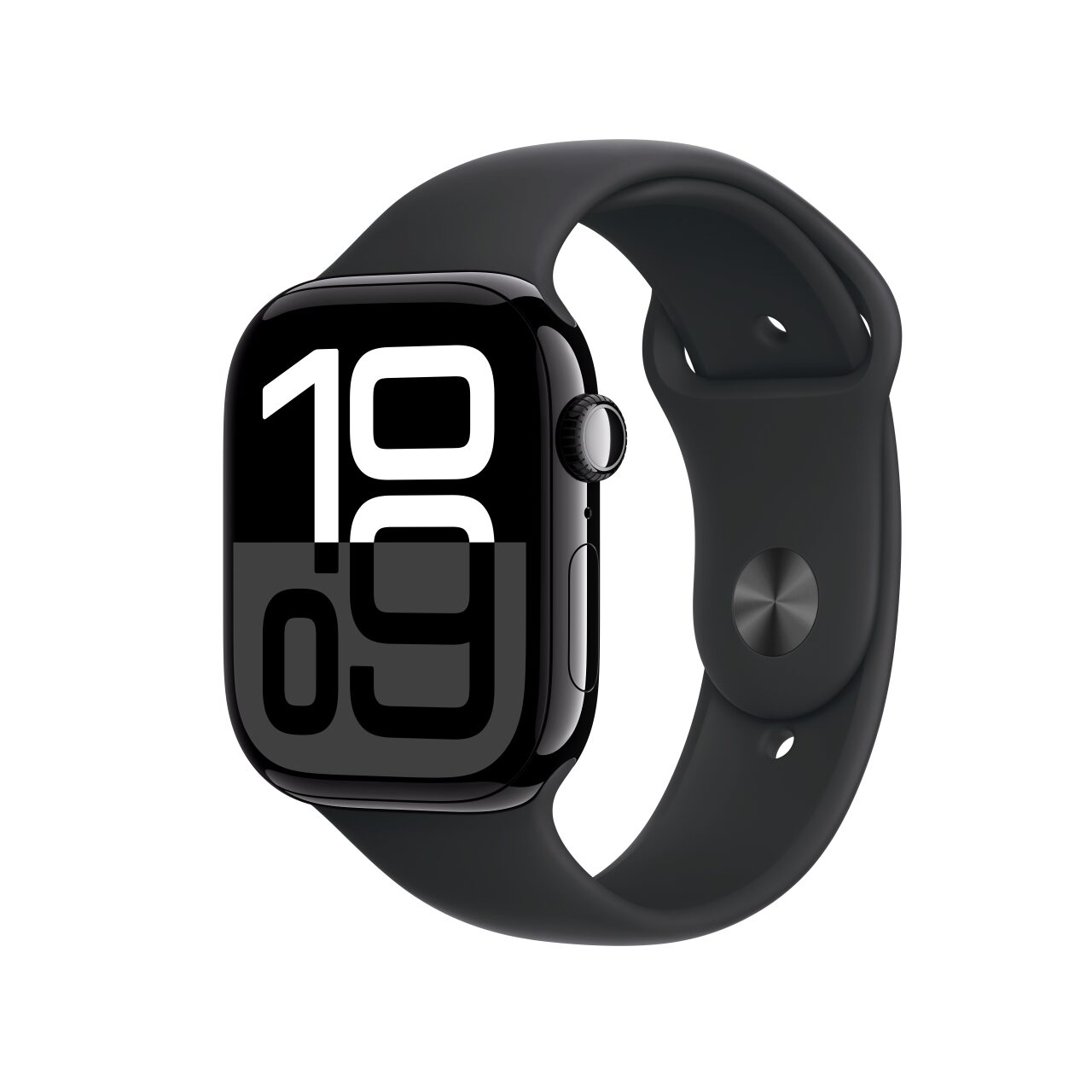 Apple Watch Series 10 GPS 46 mm – Carcasă din aluminiu negru cu brățară ...